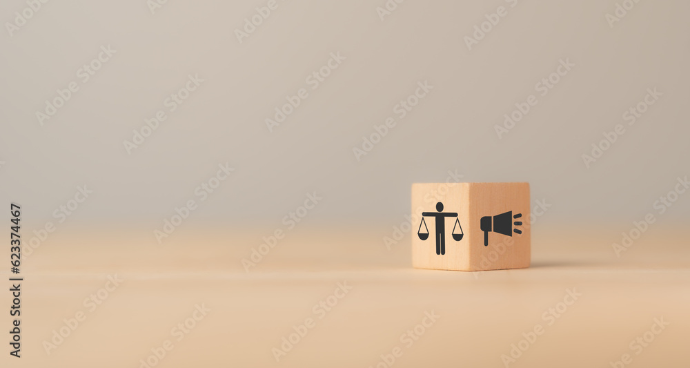 Ethical marketing and communication concept. Using responsible ...