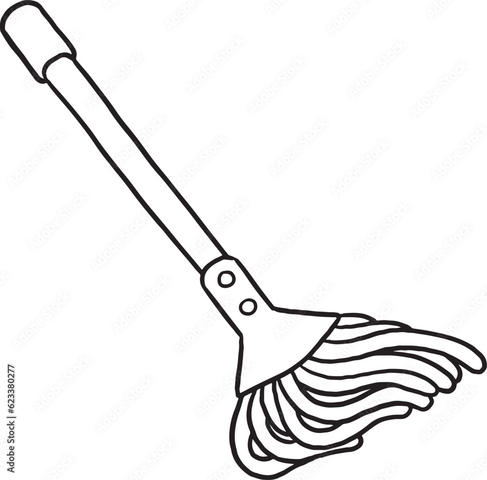 mop cartoon doodle kawaii anime coloring page cute illustration drawing ...