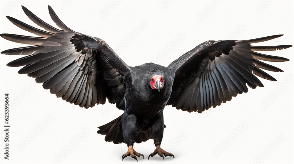 California condor Bird full body white background Stock Photo | Adobe Stock