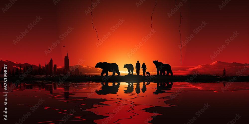 World in Peril: A Climate Crisis Unveiled ,illustration,created with ...