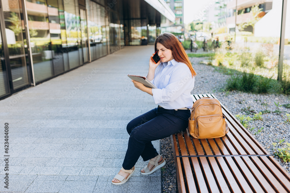 Upset young woman talking over phone disappointed hear bad news, sad ...