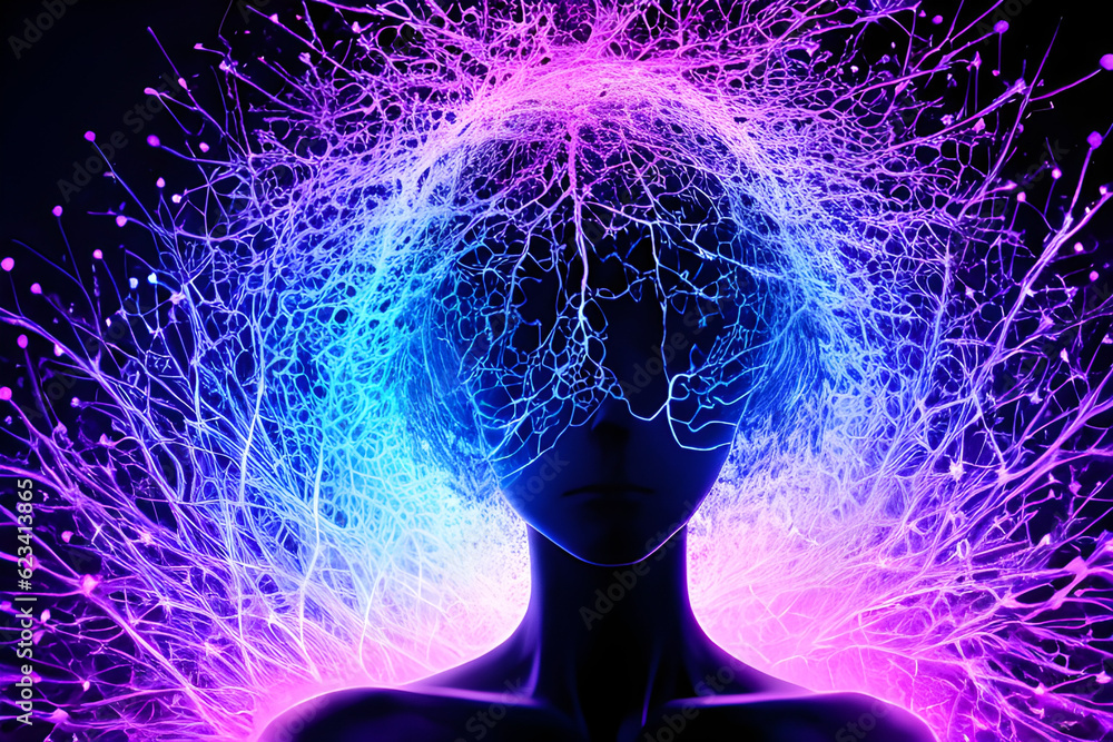 A photograph depicting the confusion of the mind of a woman suffering ...