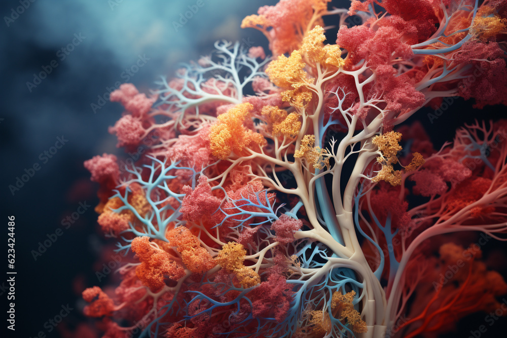 An animated diagram illustrating the movement of air through the ...