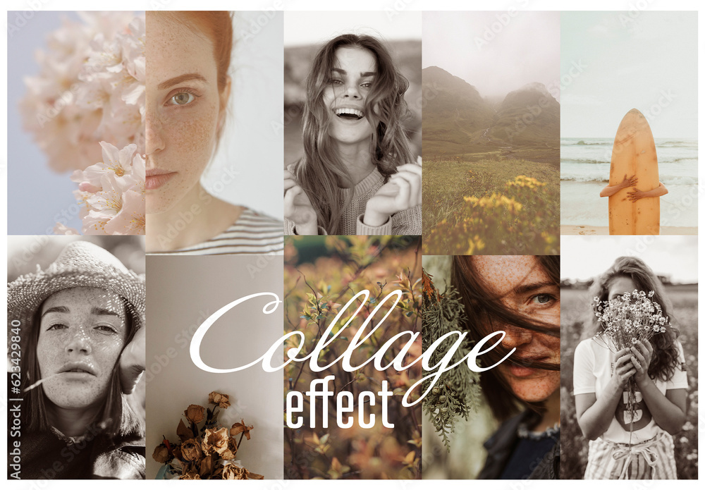 Collage Effect Stock Template | Adobe Stock