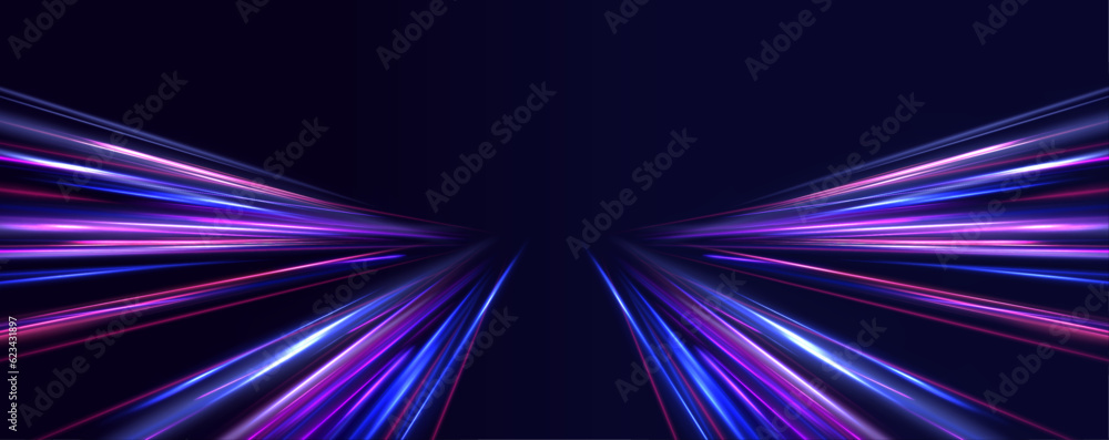 Abstract neon light rays background. A Colorful Motion Background of ...