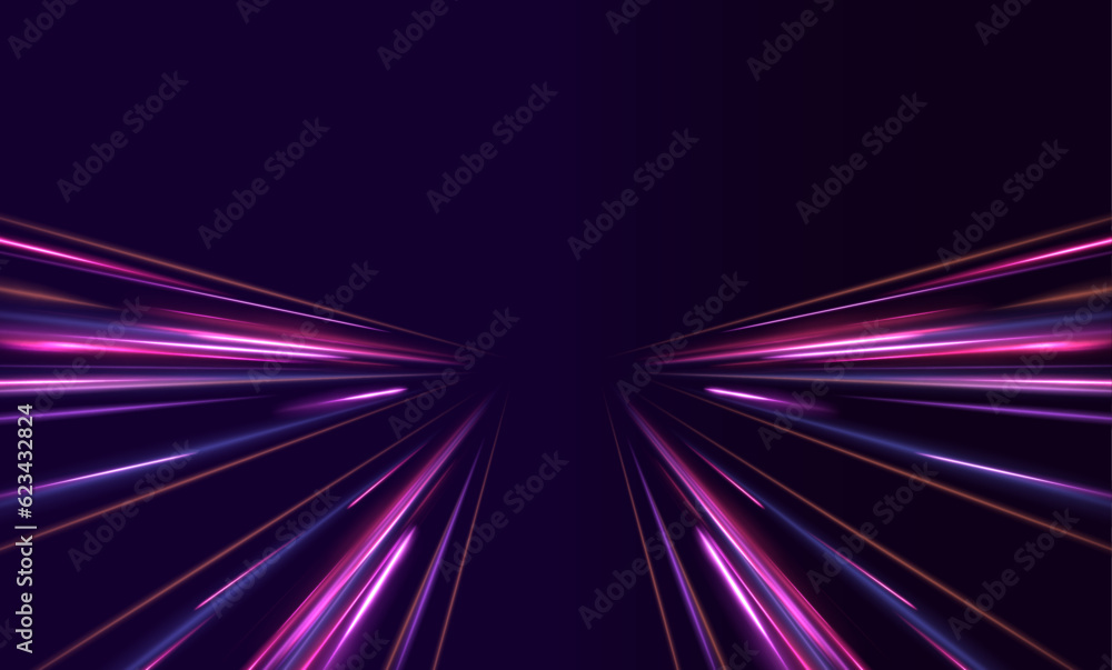 Laser beams luminous abstract sparkling isolated on a transparent ...