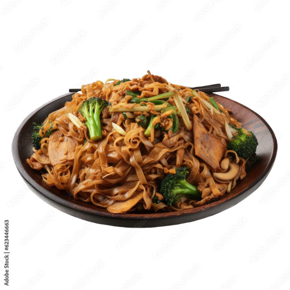 Pad Kee Mao isolated on transparent background. Generative AI Stock ...
