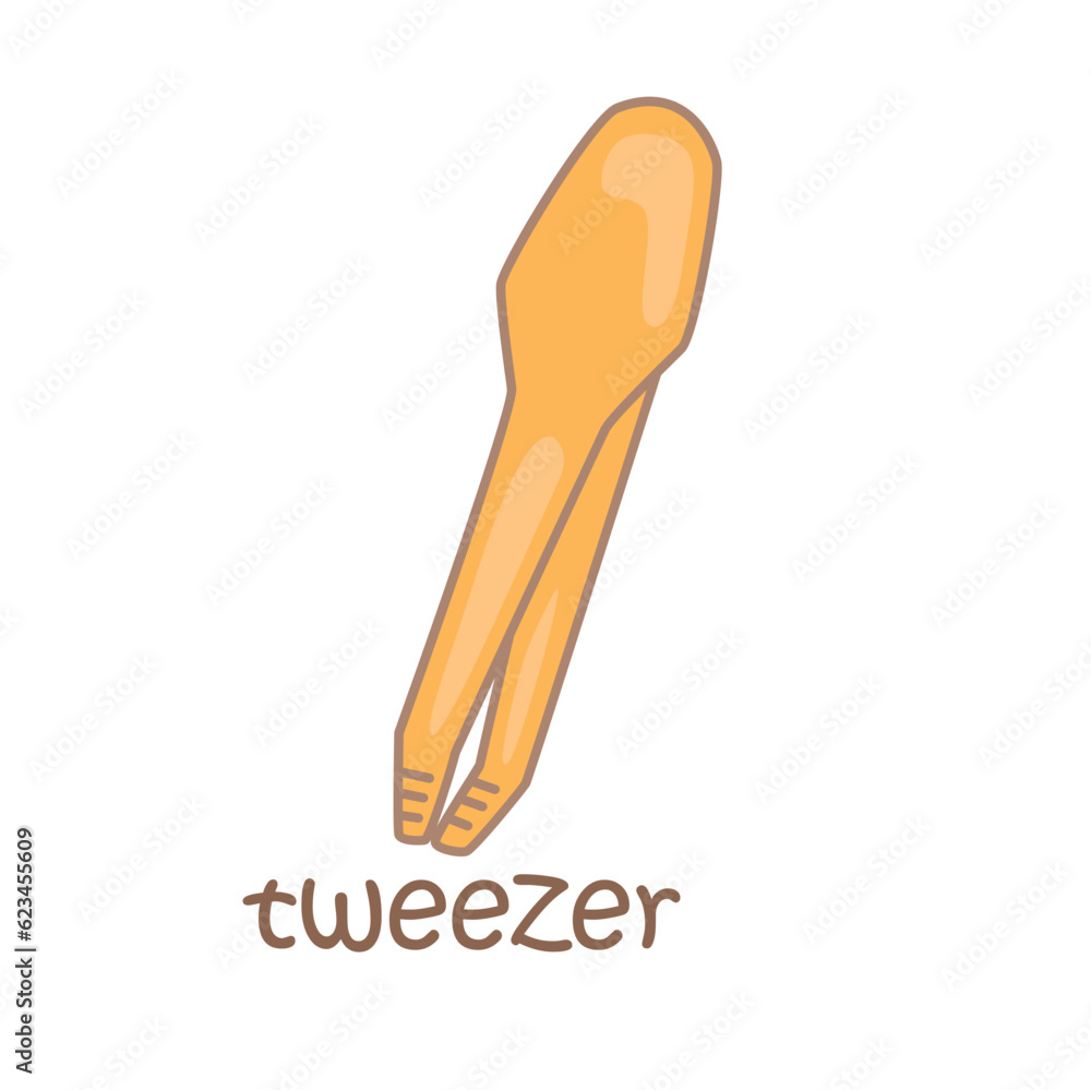 Alphabet T For Vocabulary School Student Lesson Cartoon Illustration ...