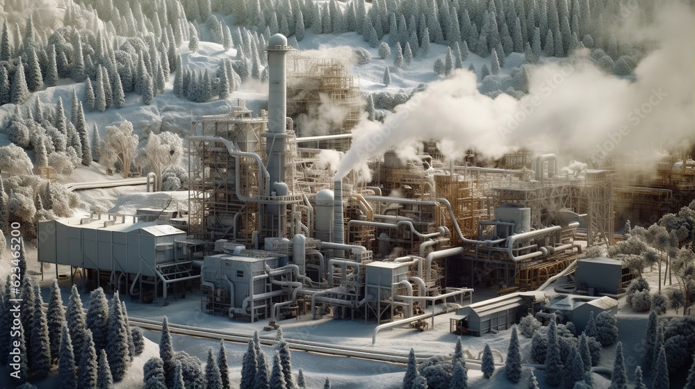 Paper and Pulp Company: They may use photographs of their pulp mills ...