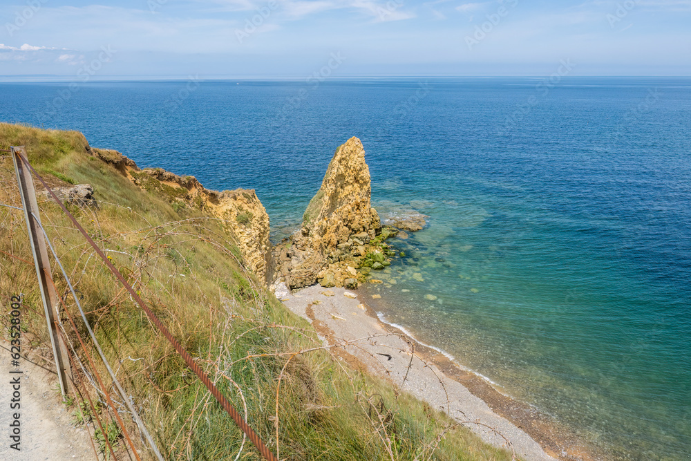 Omaha and Utah Beach, Pointe du Hoc is a key sites along the D-Day ...