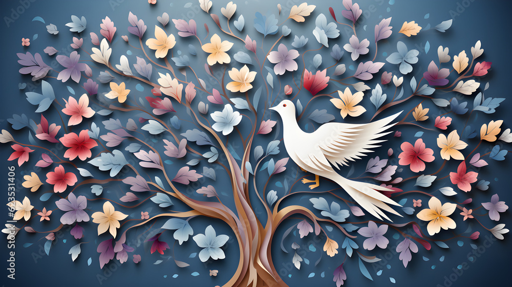 Peace illustration. Wallpaper international day of peace. World day of ...