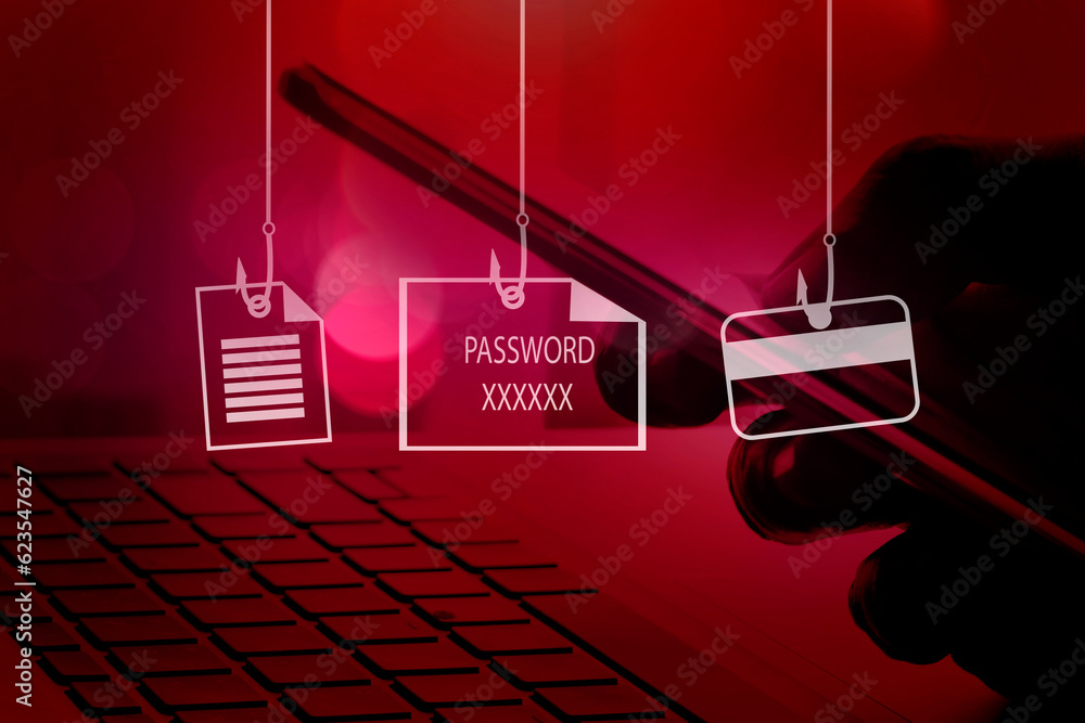 cyber crime phishing mail , security awareness to protect important ...