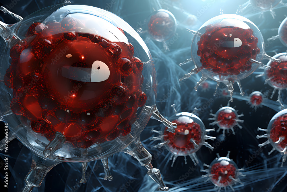 Microscopic nanobots for future health Stock Illustration | Adobe Stock Microscopic nanobots for future health Stock Illustration | Adobe Stock