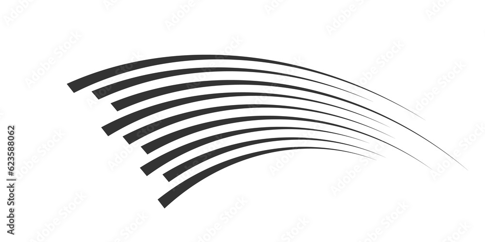 Collection of speed lines png isolated on transparent white background ...