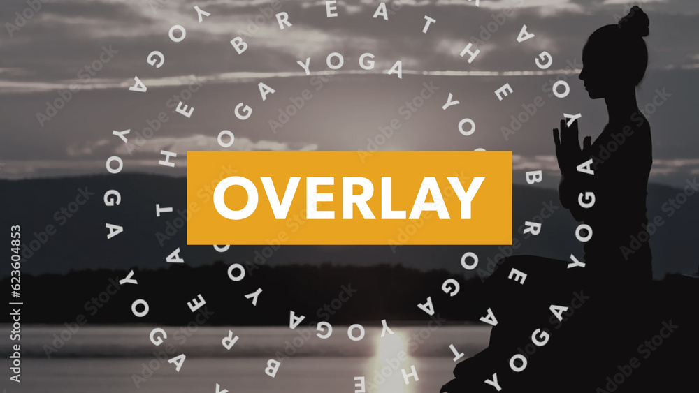 Circles Text Overlay Titles Stock Template | Adobe Stock