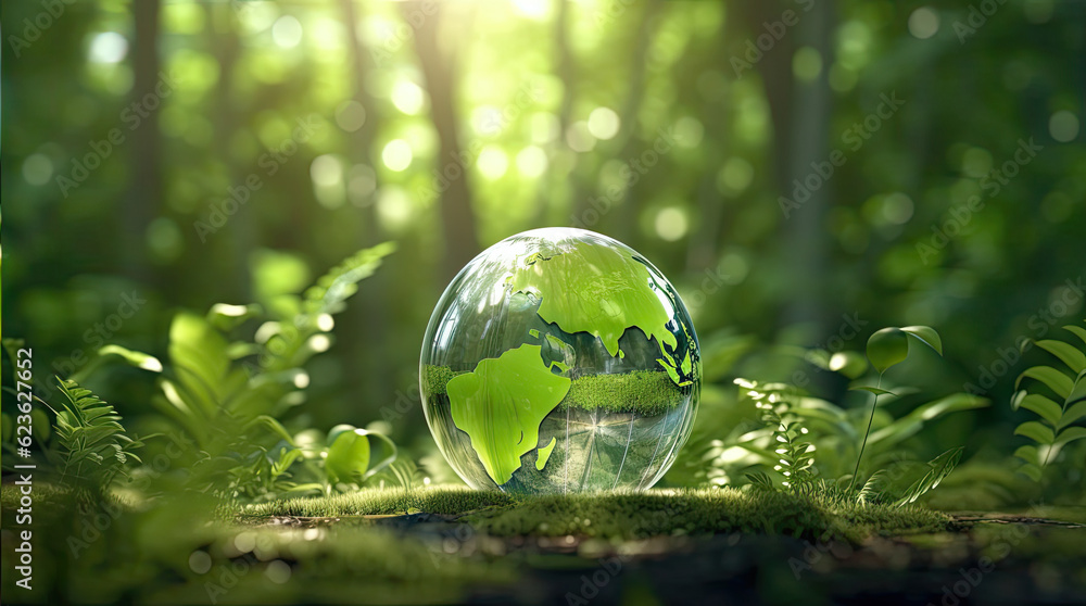 Environmental protection, renewable, sustainable energy sources. Plant ...