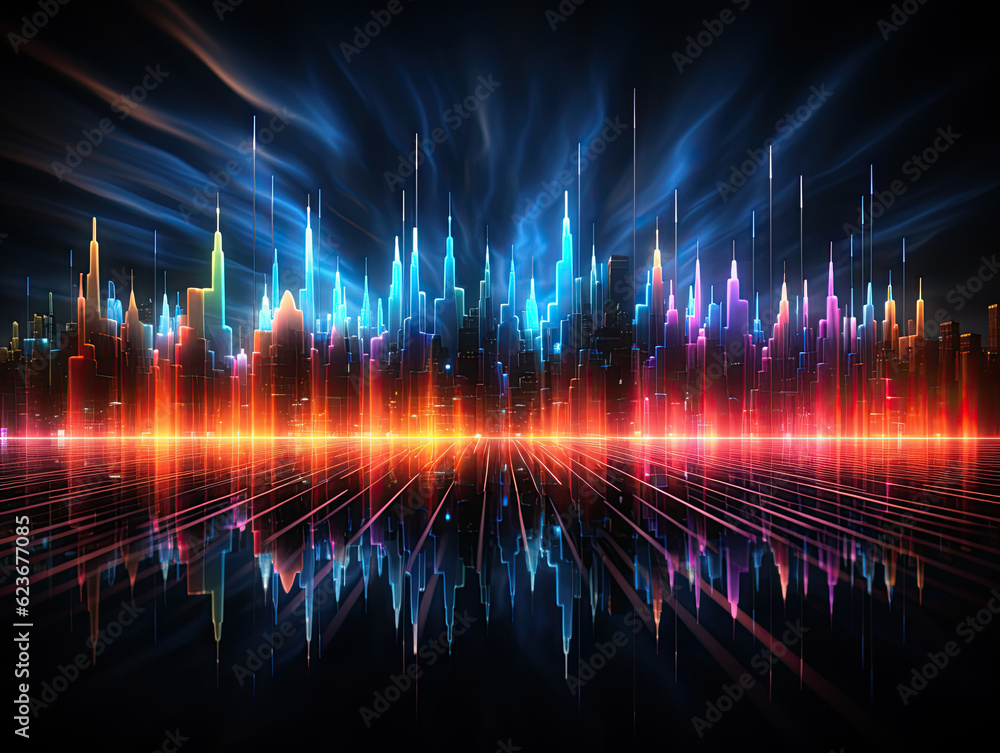 Delve into a visually stimulating abstract background showcasing an ...