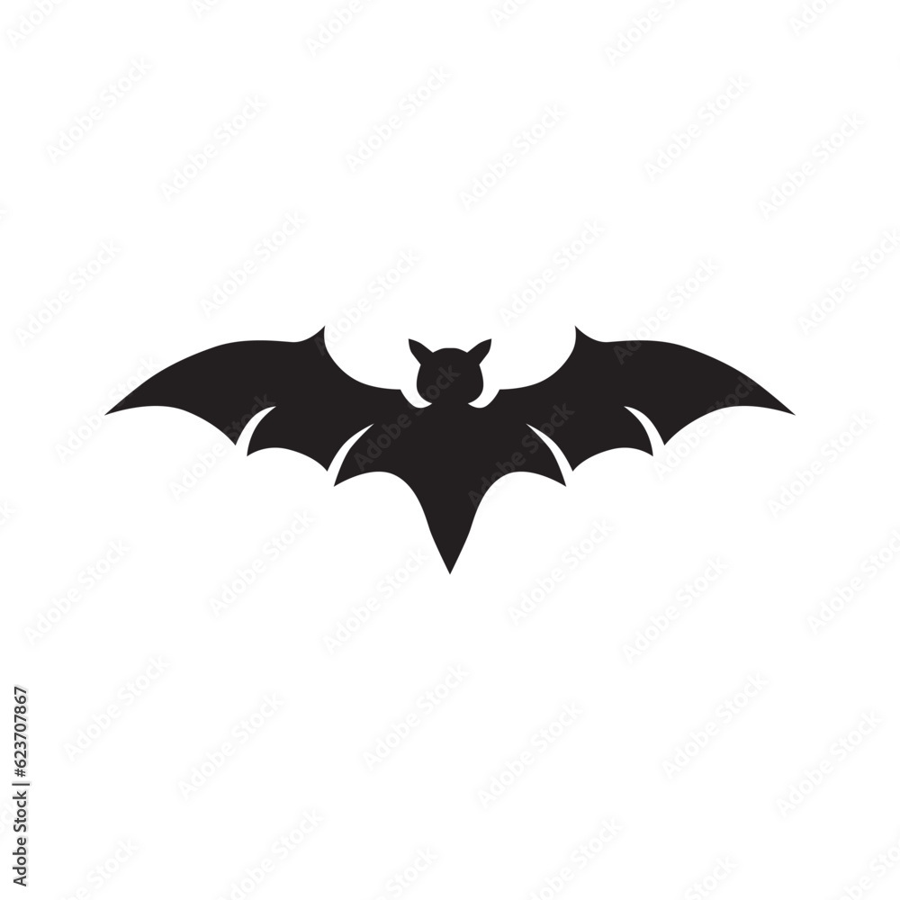 Bat icon. Batman vector icon. Bat flat sign design. Flittermouse symbol ...