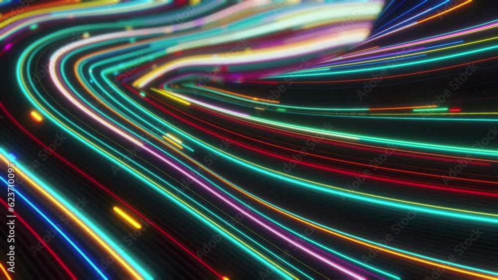 light, wave, design, color, motion, lines, art, energy, illustration ...