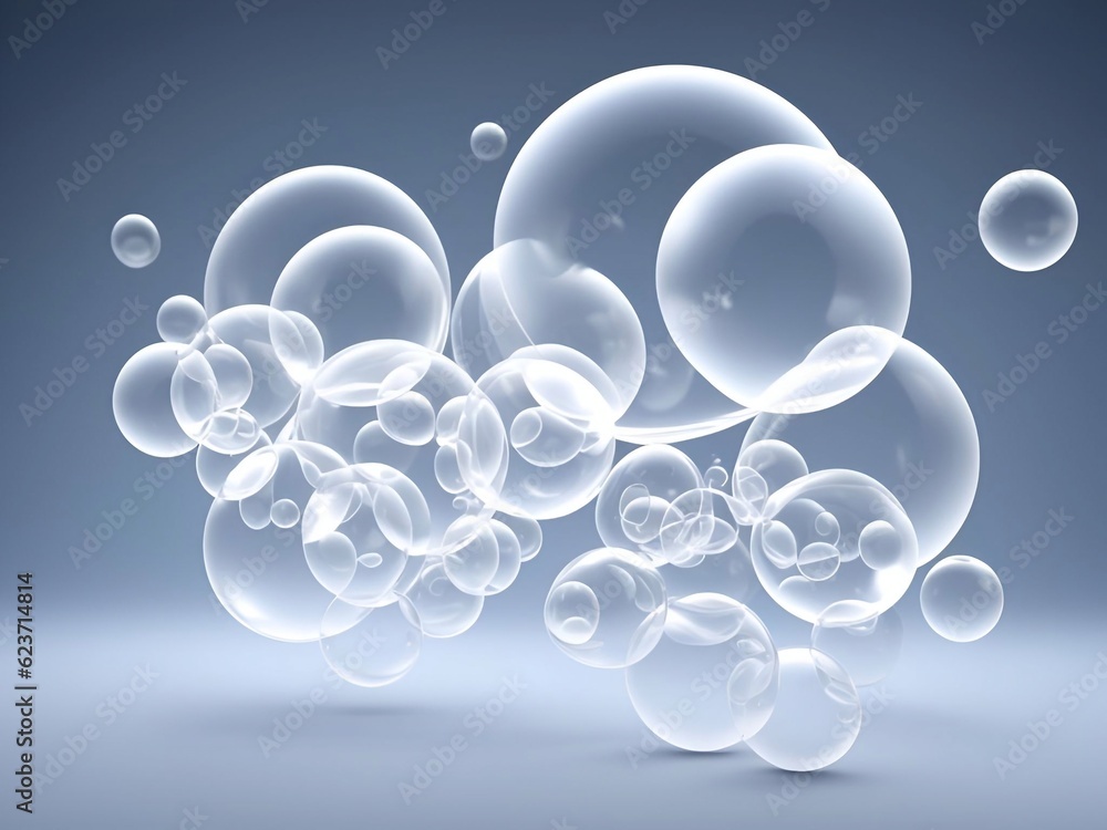 Germs virus bacteria molecule bubble structure hi tech background ...