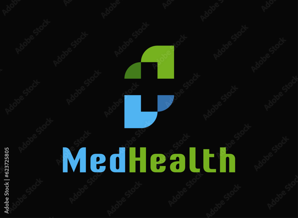 Introducing our remarkable "Medical Health Care Clinic Logo Design," a ...