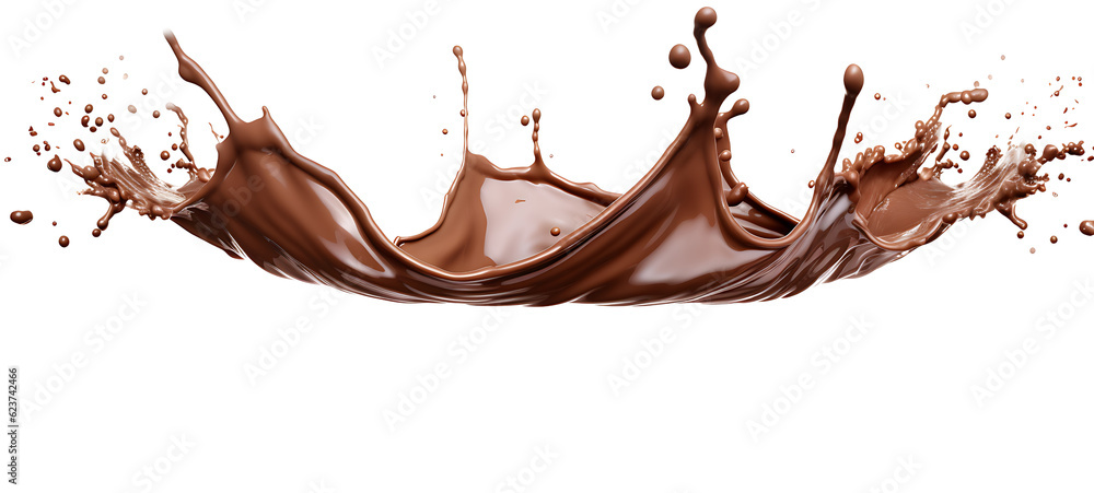 Delicious chocolate splash on transparent background PNG Stock ...