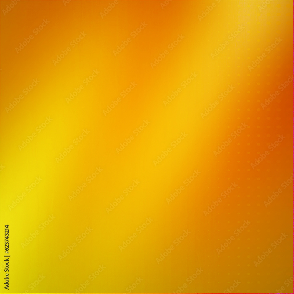 Abstract yellow color gradient design square background illustration ...
