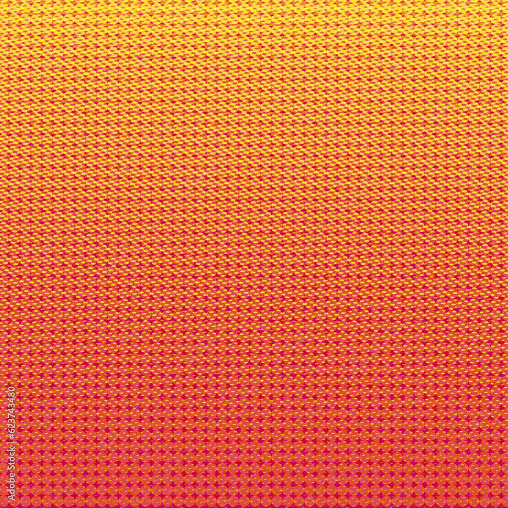 Red, orange gradient dots pattern squared backdrop illustration. Empty ...