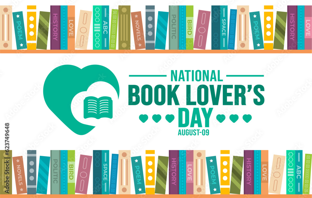 Book Lovers Day background template. Holiday concept. background ...