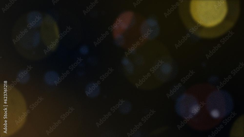 Bokeh Lights Leak Loop Overlay 3 Stock Template | Adobe Stock