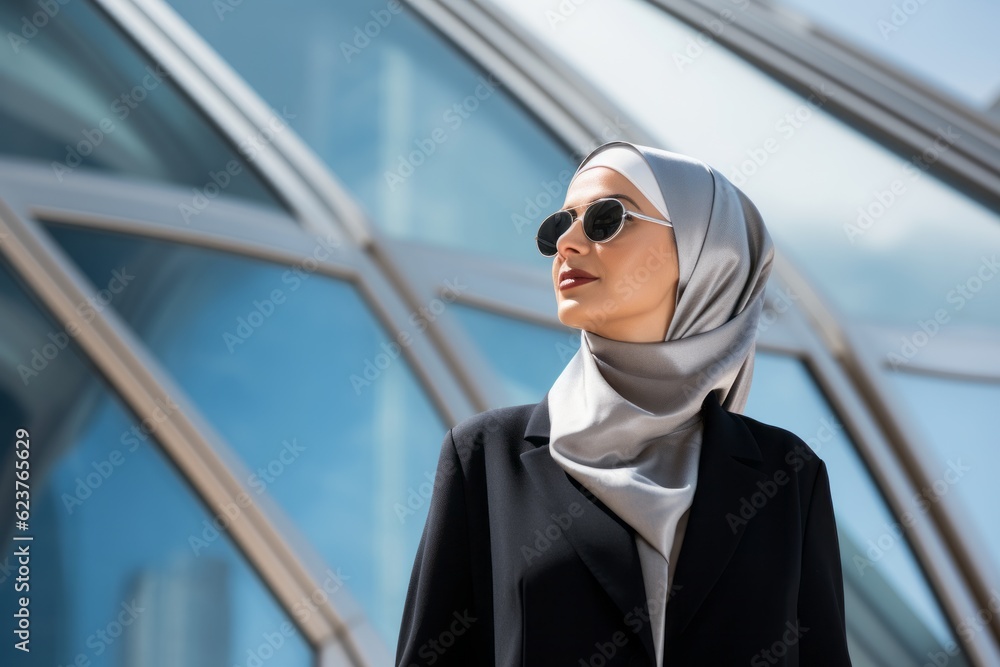Portrait photography of a pleased Saudi Arabian woman in her 50s ...