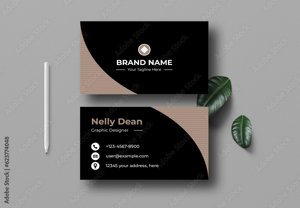 Business Card Stock Template | Adobe Stock