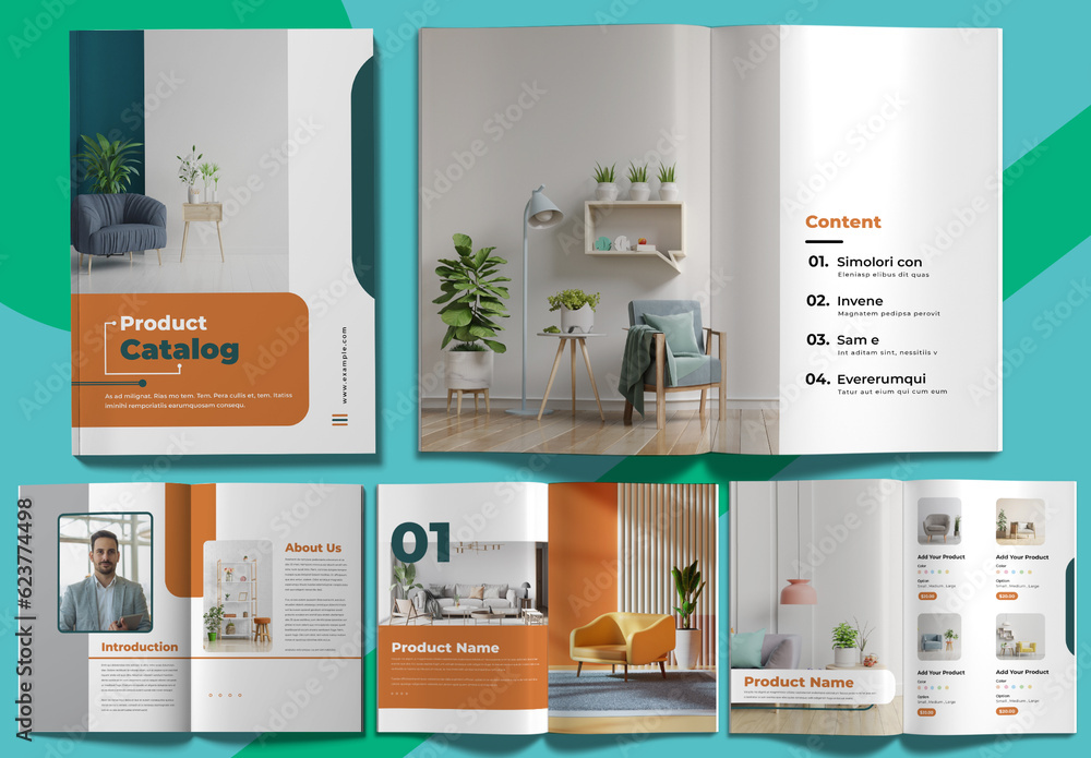 Product Catalog Stock Template | Adobe Stock