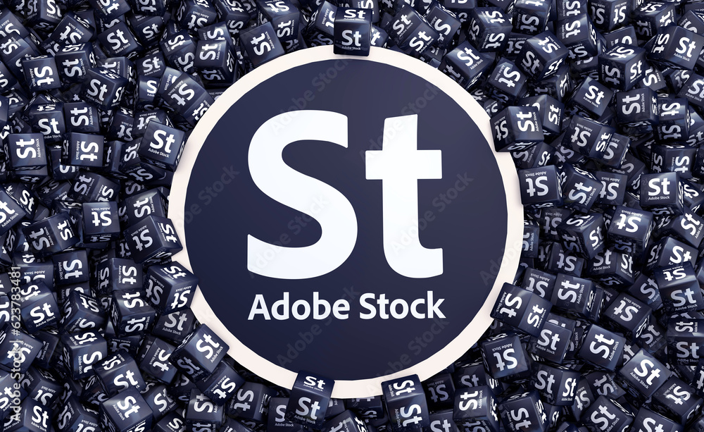 Foto de adobe stock logo, social media image - social media visual ...
