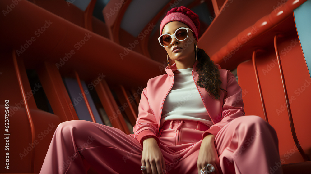 fashion woman colorful, the bold eclectic fashion styles of the Y2K era ...