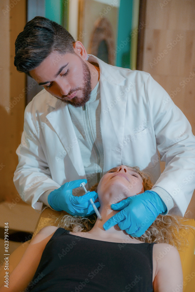cuello, rejuvenecimiento, arrugas, inyecciones, medicina estética ...