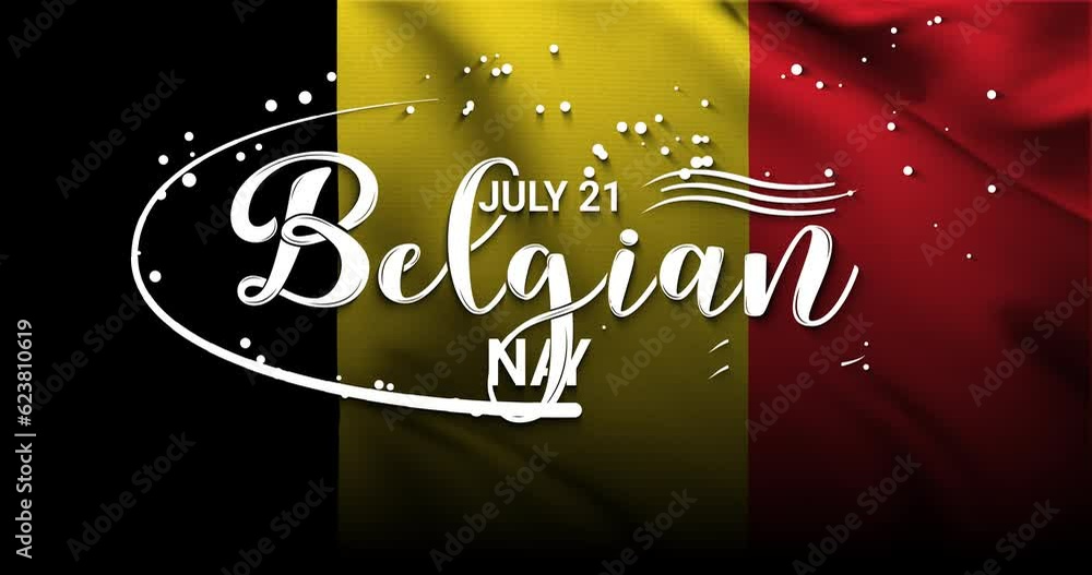 Belgian National Day. Belgium Independence Day (Fête Nationale Belge ...