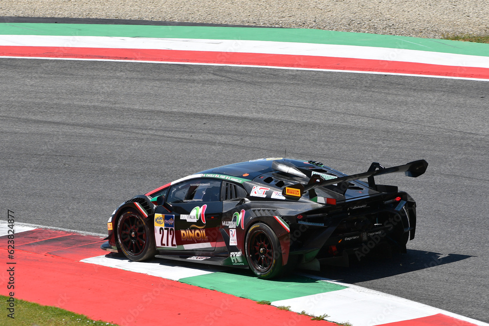 Scarperia, 7 July 2023: Lamborghini Huracan SuperTrofeo of Team DL ...