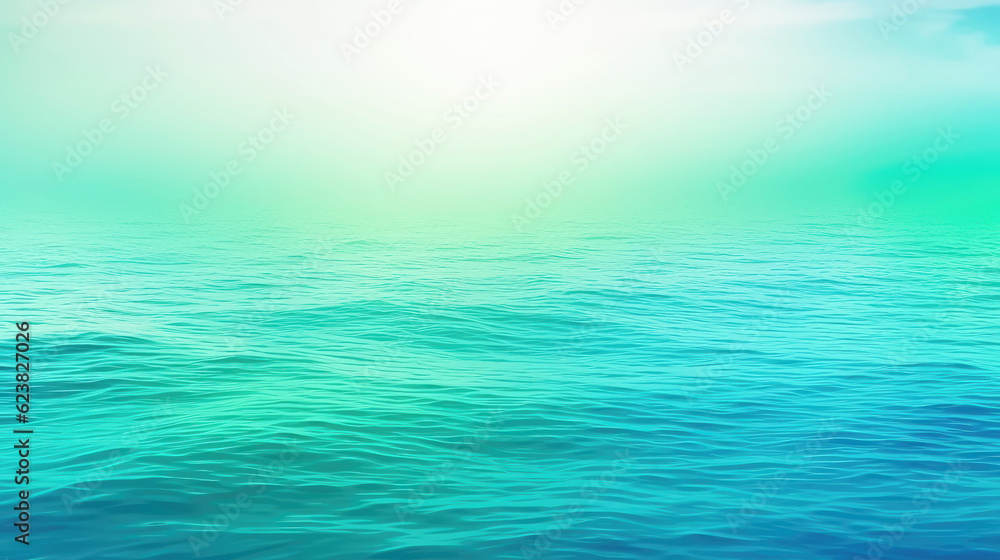 Abstract blue gradient background of soft seawater Stock Illustration ...