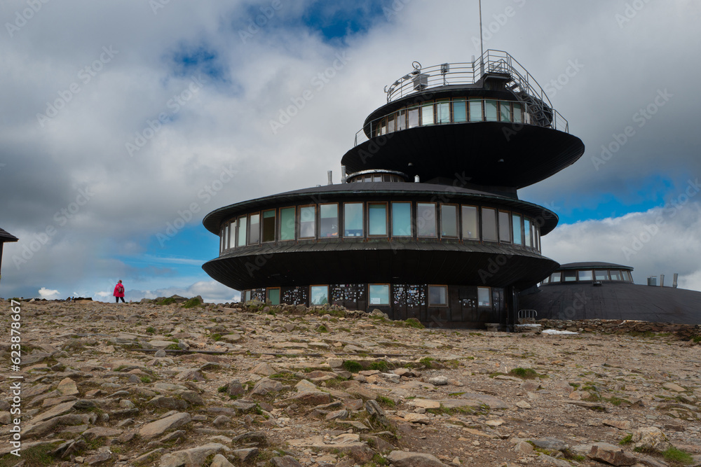 Karpacz, Sniezka Mountain, Poland September 23, 2022: High Mountain ...