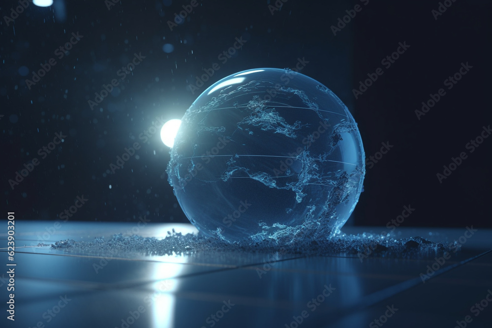 World ozone day. save the planet. the need to preserve the ozone layer ...