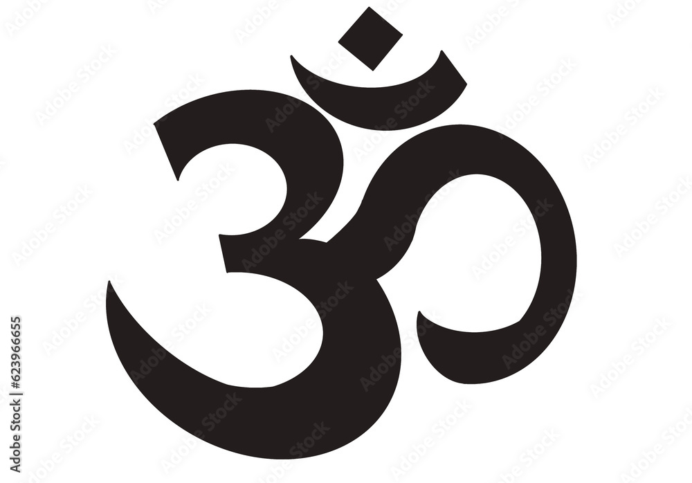 Om Calligraphy Stock Illustration | Adobe Stock