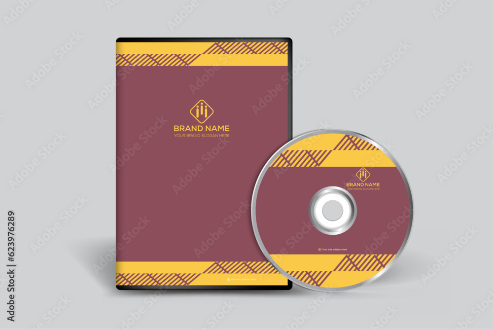Professional DVD cover mockup Stock Vector | Adobe Stock