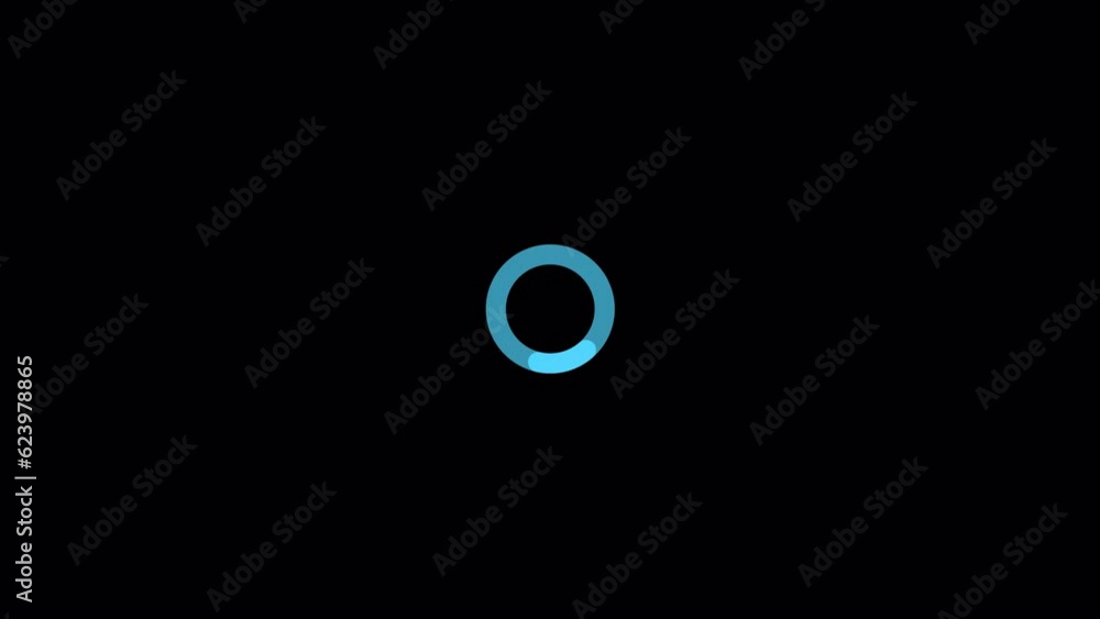 Blue loading circle animation on transparent background, Loading circle ... Blue loading circle animation on transparent background, Loading circle ...