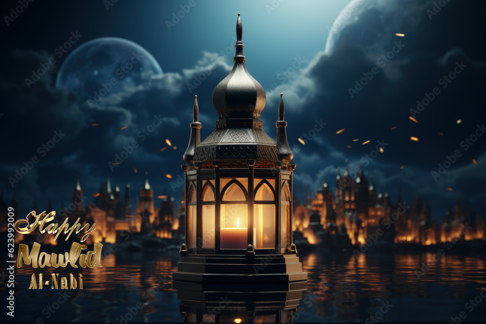 Happy mawlid al-nabi, The celebration of the birthday of the Prophet ...