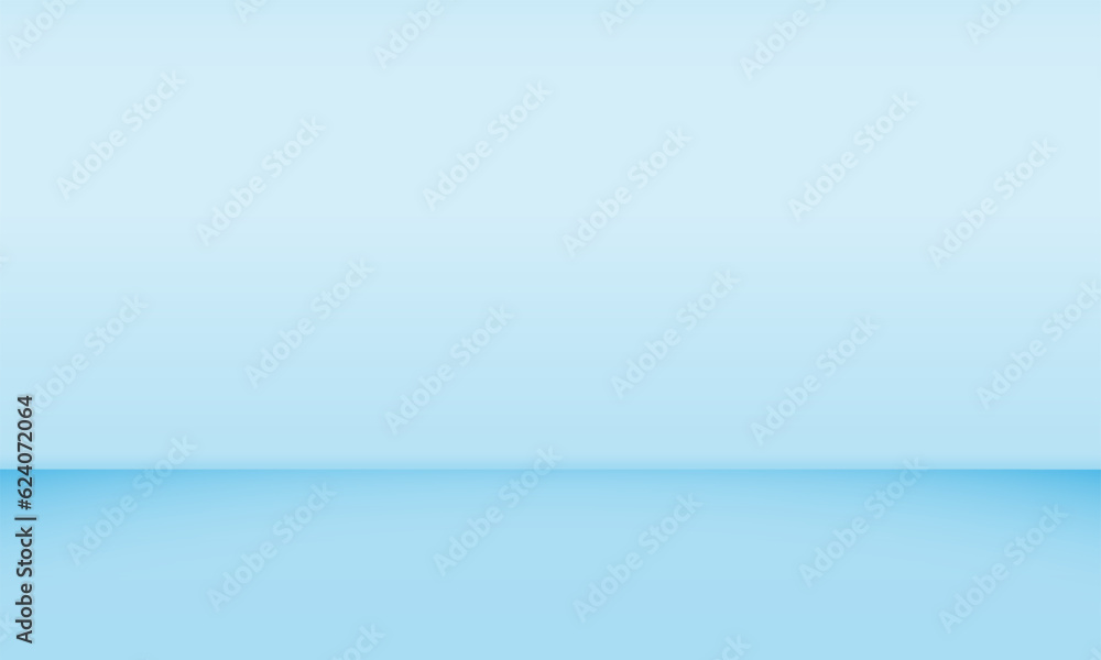 Abstract blue gradient background empty space studio room for display ...