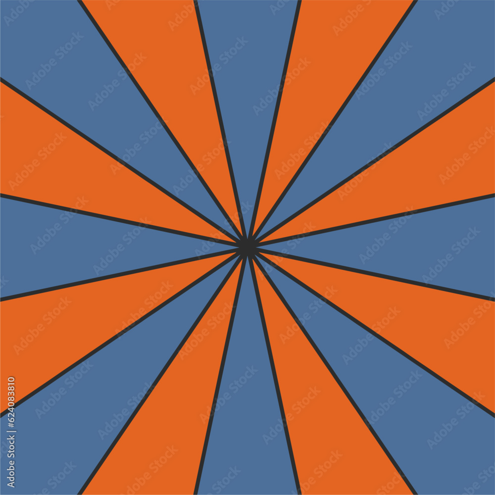 retro print, flash. Hand drawn vector illustration. Seventies style ...