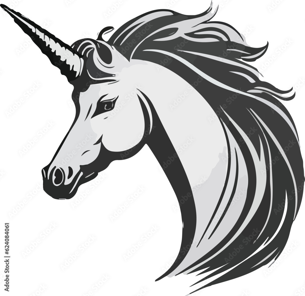 Unicorn vector artwork icon logo clipart cartoon character illustration ...