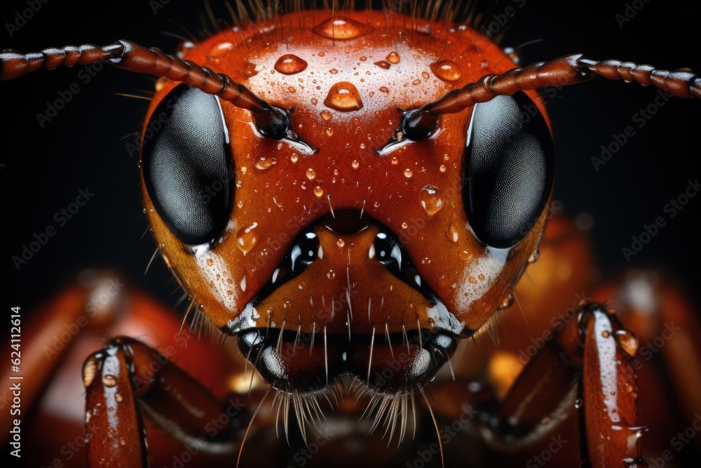 Ant, family of insects of the superfamily of ants, of the order ...