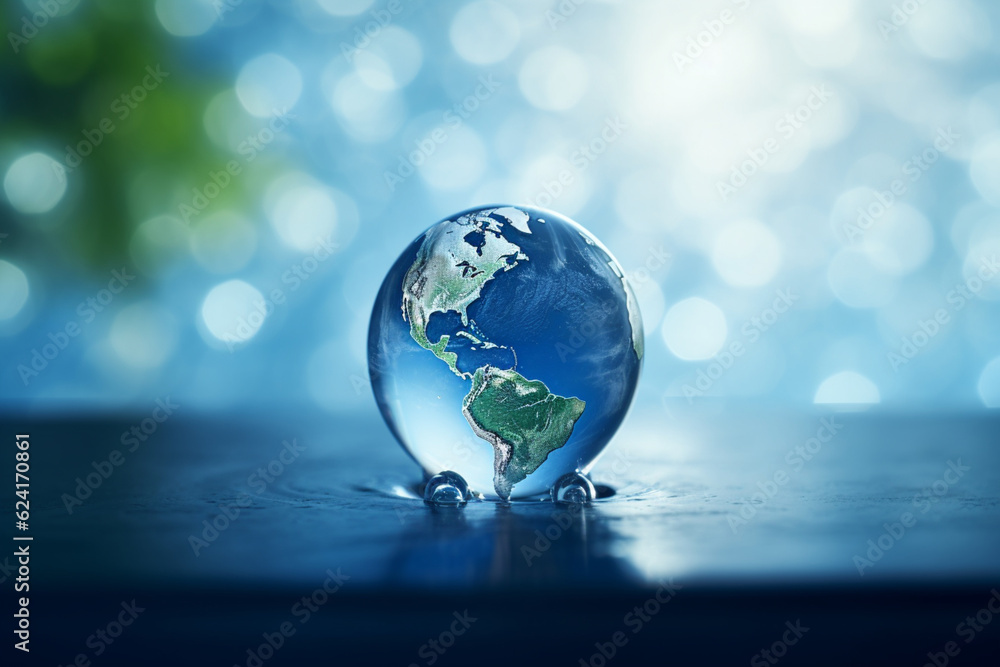 World Water Day Concept Every Drop Matters. Saving water for a ...